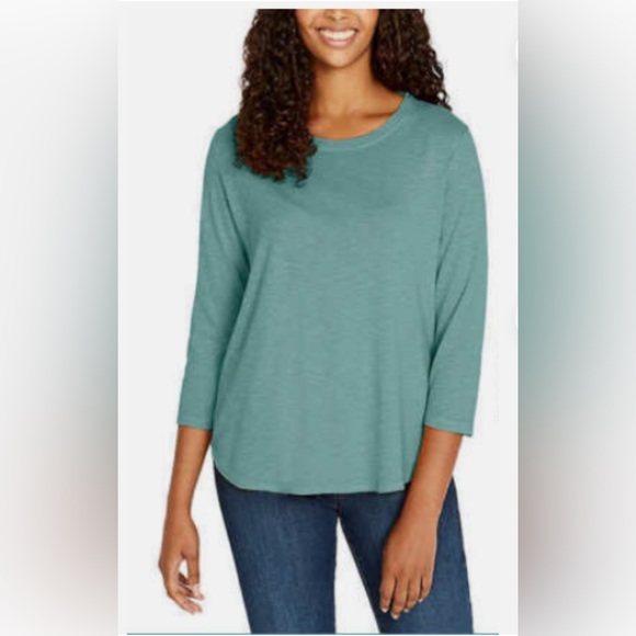 Kirkland Signature Tops Kirkland Signature Ladies 34 Cotton Slub